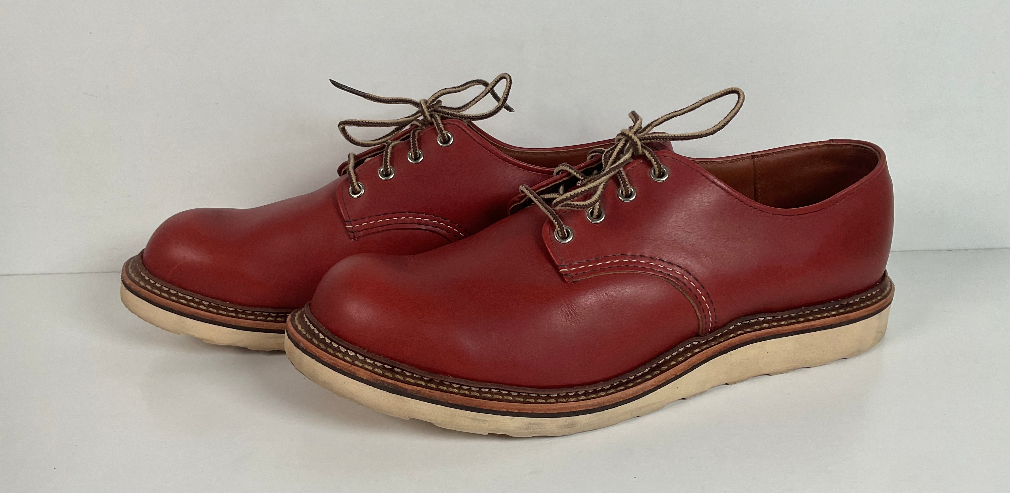 Red Wing Work Oxford Shoes 13 D USA Made Style 8001 Oro Russet – Lake's ...